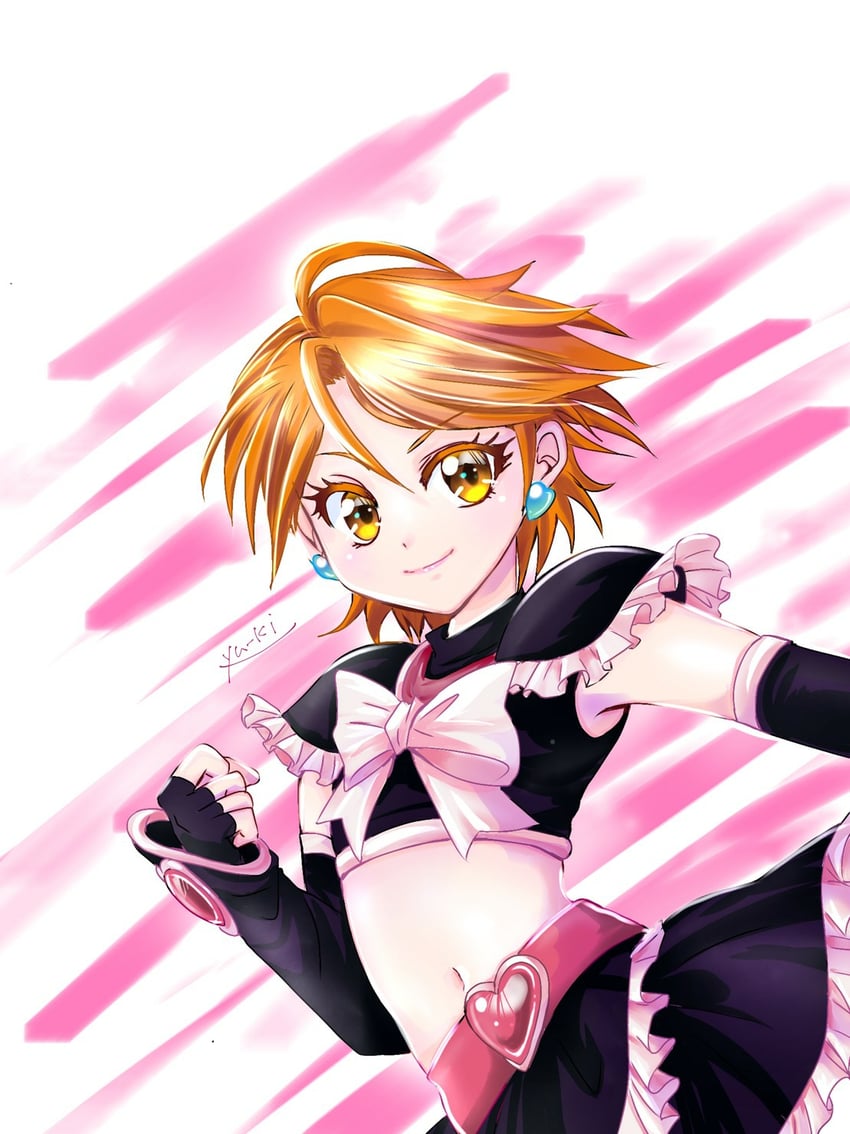 Misumi Nagisa And Cure Black Precure And 1 More Drawn By