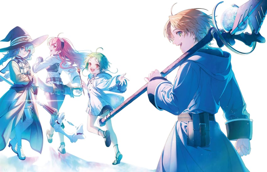 Eris Greyrat Roxy Migurdia Rudeus Greyrat And Sylphiette Mushoku Tensei Drawn By Shirotaka