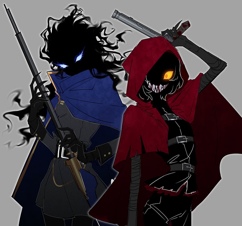 Little Red Riding Hooded Mercenary And Der Freischutz Project Moon And 1 More Drawn By Kuimovi