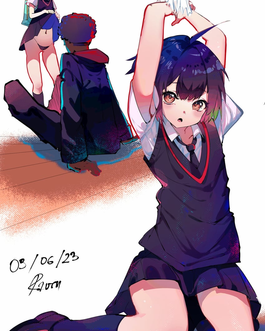 Peni Parker And Miles Morales Marvel And 3 More Drawn By Raven Mido
