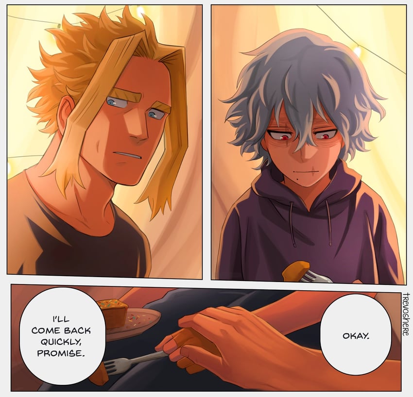 All Might Yagi Toshinori And Shigaraki Tomura Boku No Hero Academia Drawn By Trevo