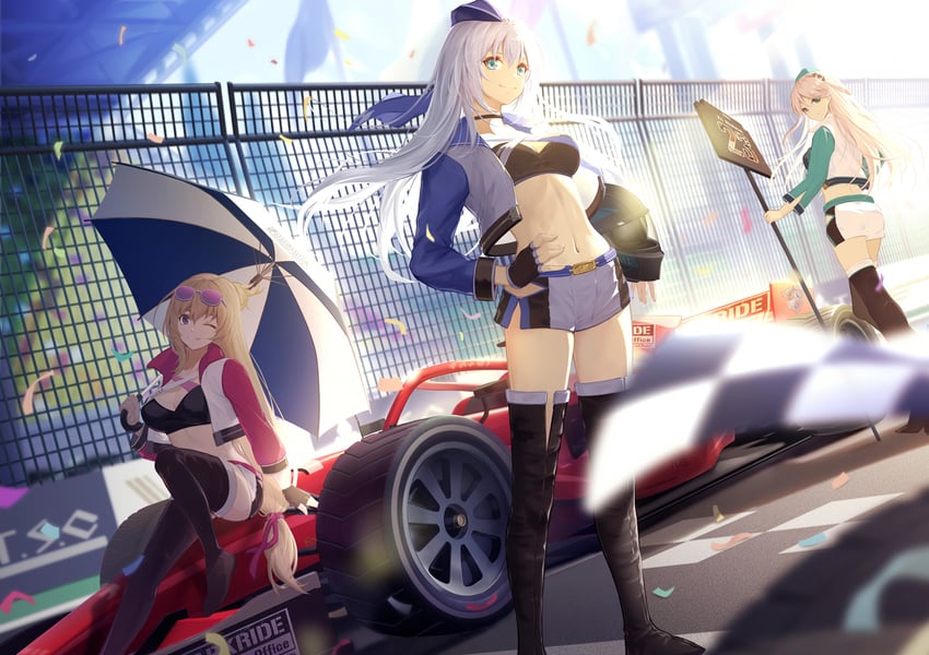 Agnes Claudel Shizuna Rem Misurugi And Elaine Auclair Eiyuu Densetsu And 1 More Drawn By