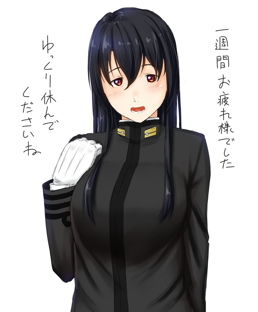 Female Admiral And Tatebayashi Sakurako Kantai Collection Drawn By