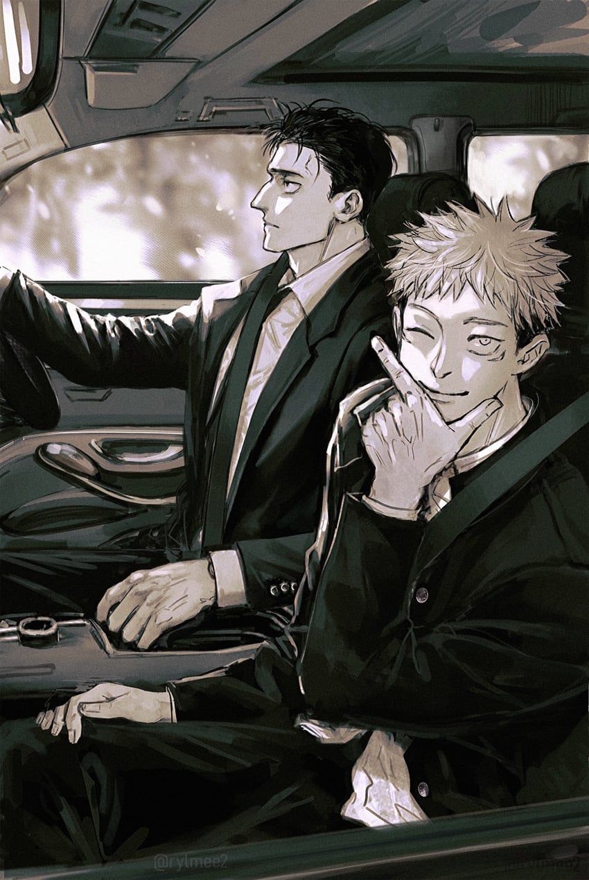 Itadori Yuuji And Higuruma Hiromi Jujutsu Kaisen Drawn By Rylmee2