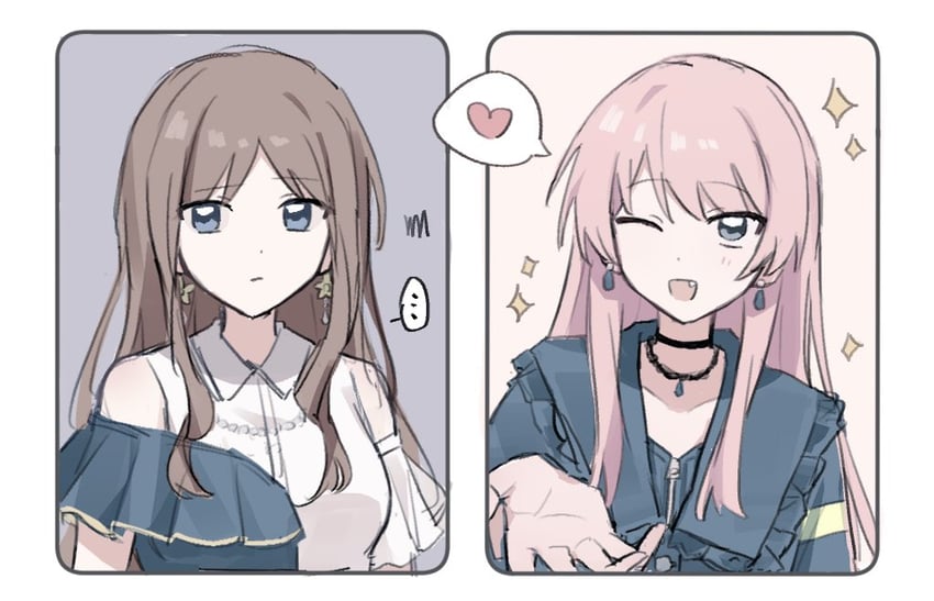 Chihaya Anon And Nagasaki Soyo Bang Dream And 1 More Drawn By Saifu
