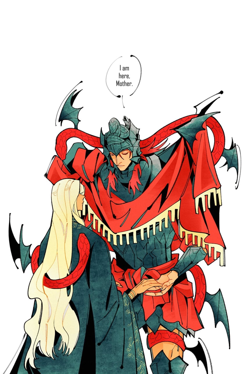Queen Marika The Eternal And Messmer The Impaler Elden Ring And 1 More Drawn By Drenched In