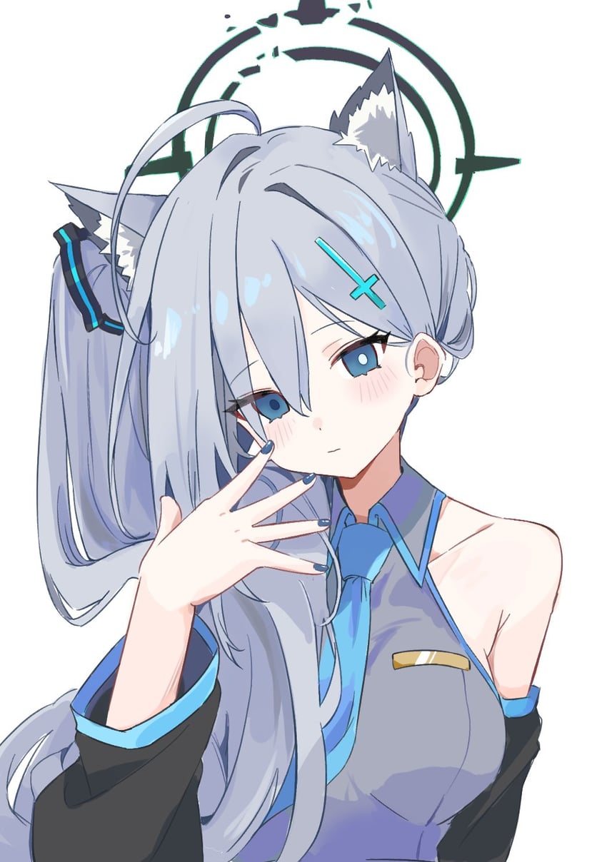 Hatsune Miku Shiroko Shiroko Terror And Hatsune Miku Blue Archive And 1 More Drawn By Youbi