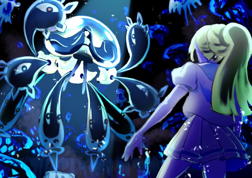 Lillie Lusamine And Nihilego Pokemon And 2 More Drawn By Yuro