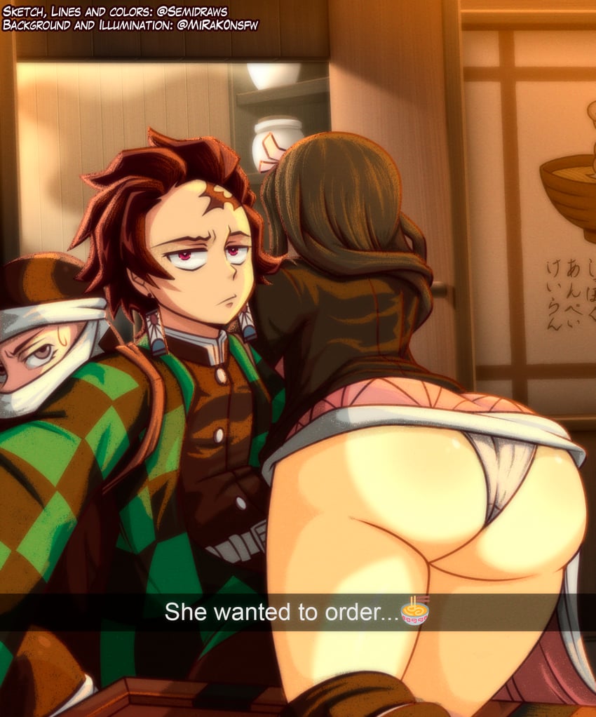 Kamado Nezuko Kamado Tanjirou And Goto Kimetsu No Yaiba Drawn By Miracoanimations And Semi