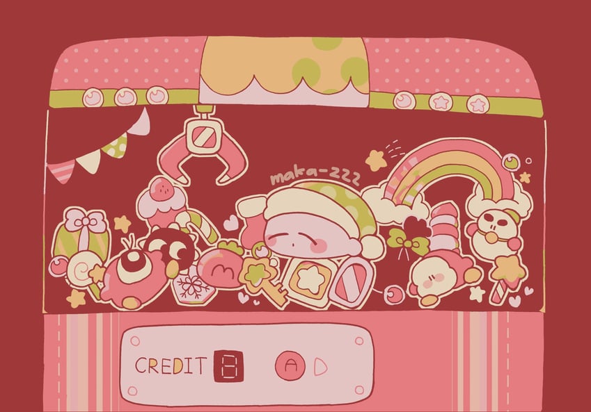 Kirby Waddle Dee Waddle Doo Gordo Chilly And 2 More Kirby And 1 More Drawn By Maka Zzz
