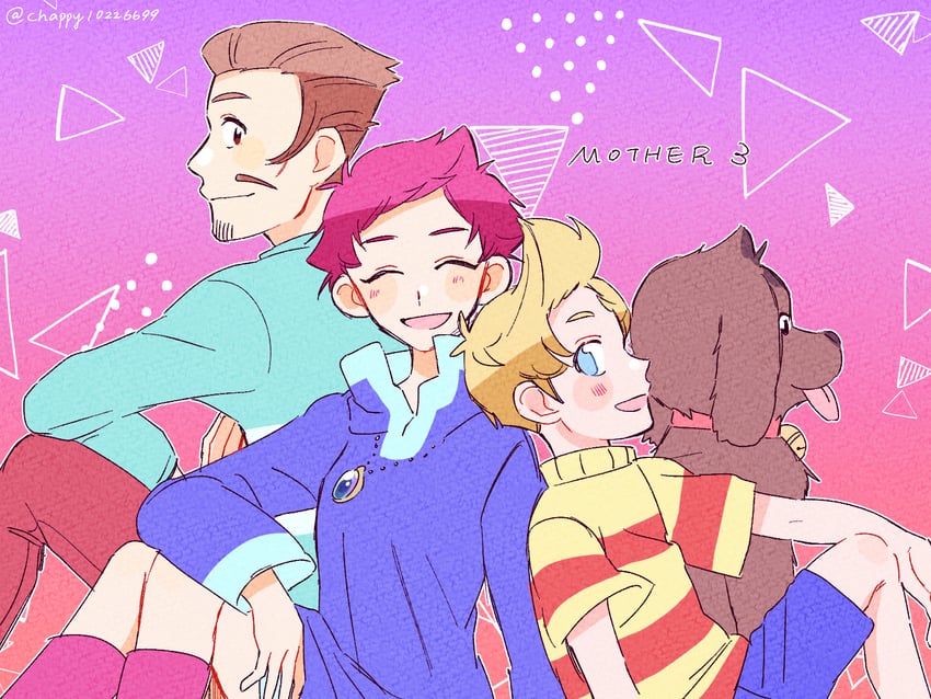 Lucas Kumatora Boney And Duster Mother And 1 More Drawn By