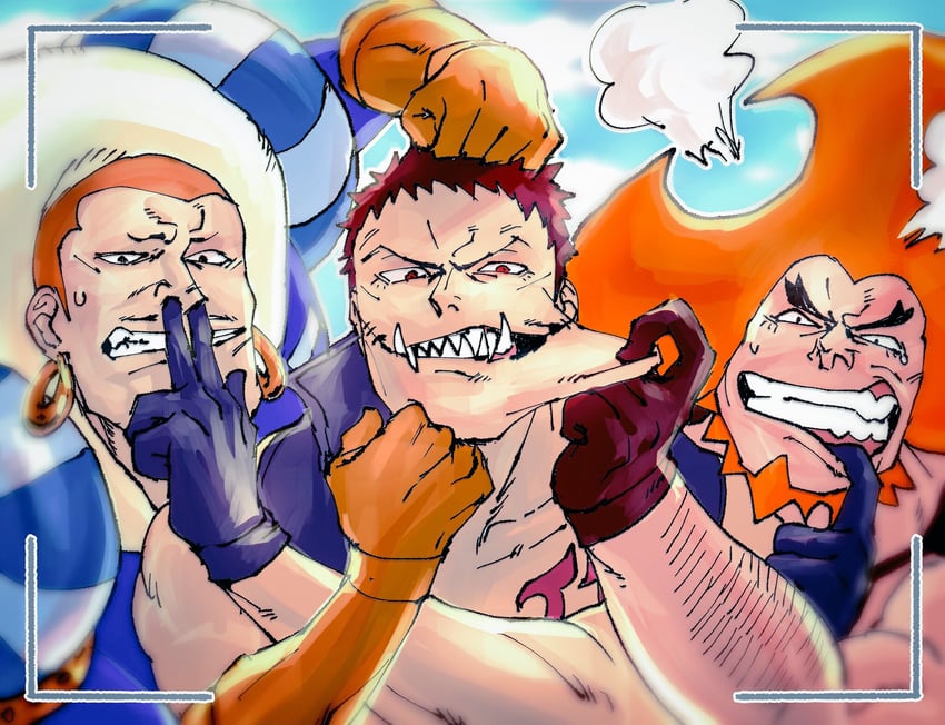 Charlotte Katakuri Charlotte Oven And Charlotte Daifuku One Piece Drawn By Bazaragano