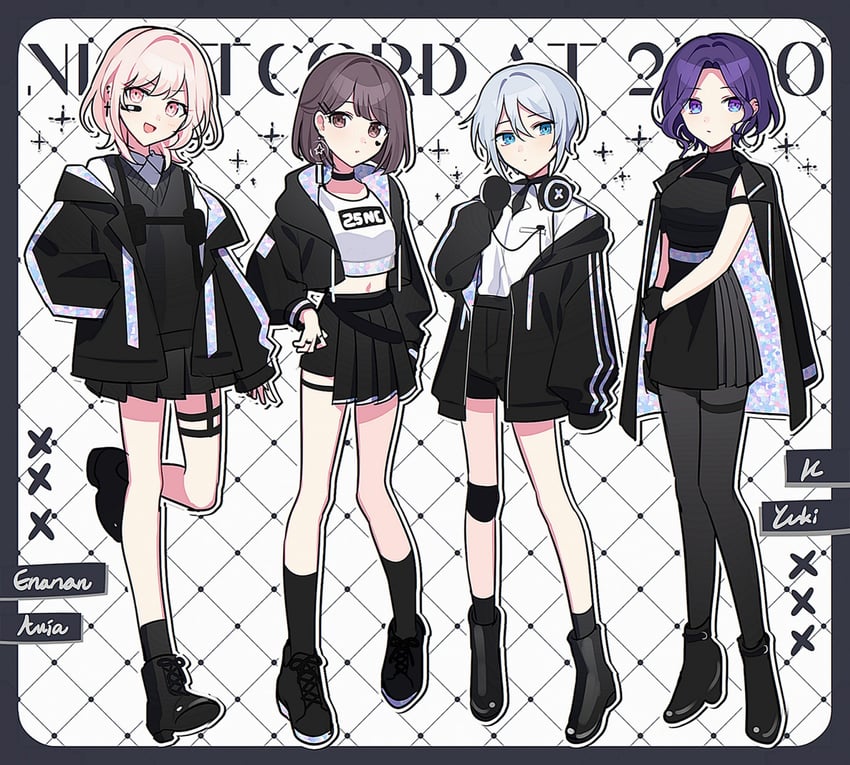 Shinonome Ena Asahina Mafuyu Akiyama Mizuki And Yoisaki Kanade