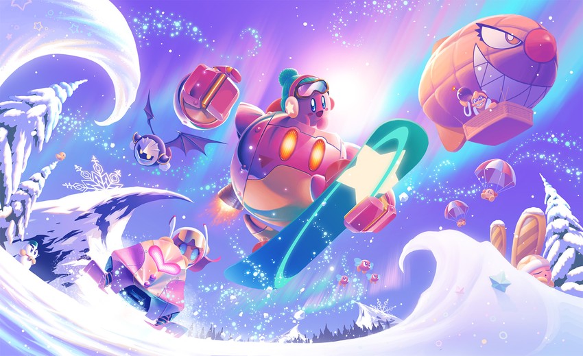 Kirby Meta Knight King Dedede Waddle Dee Susie And 6 More Kirby And 1 More Drawn By