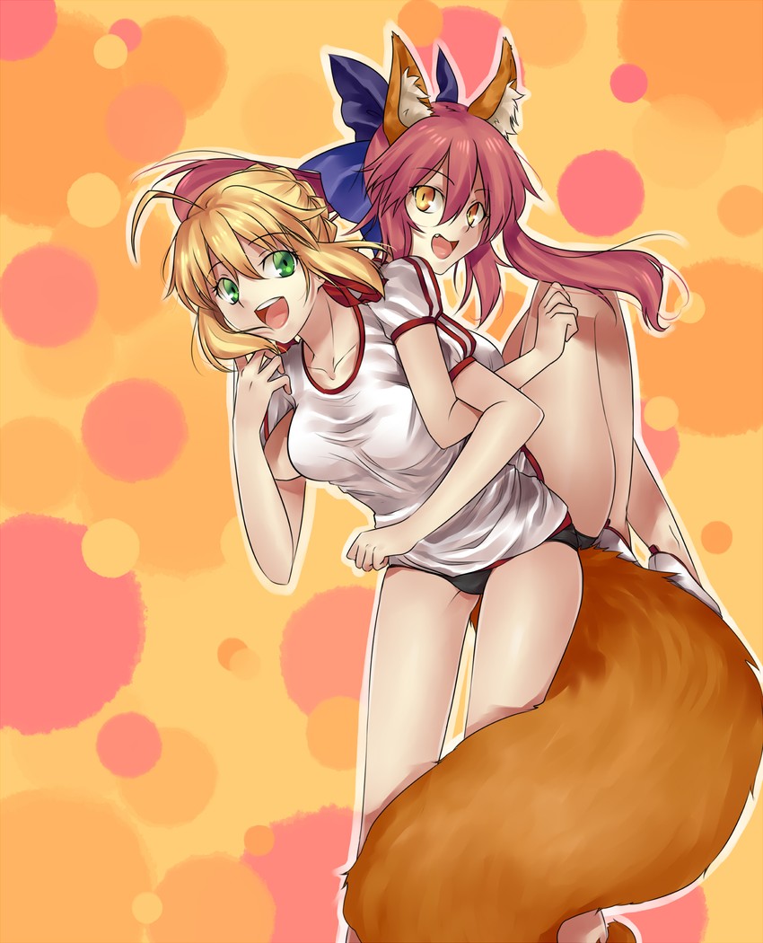 Tamamo Nero Claudius Tamamo No Mae And Nero Claudius Fate And 1