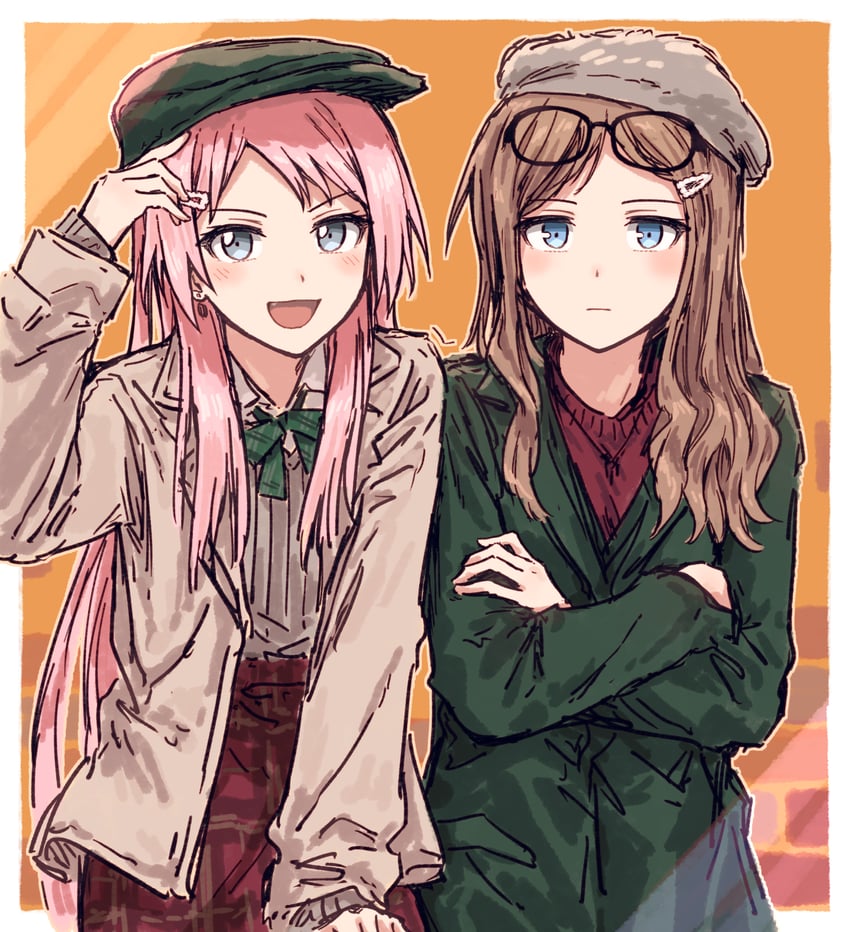 Chihaya Anon And Nagasaki Soyo Bang Dream And 1 More Drawn By