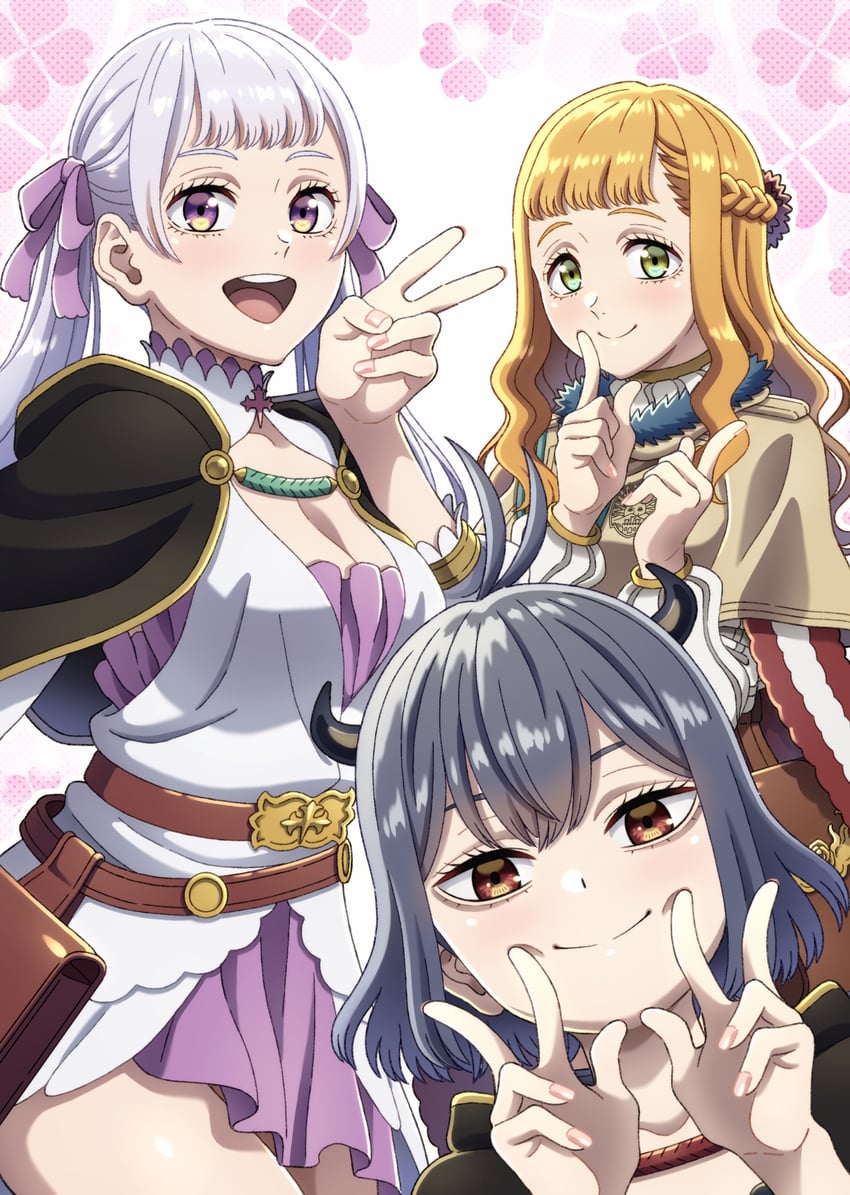 Noelle Silva Secre Swallowtail And Mimosa Vermillion Black Clover And 1 More Drawn By