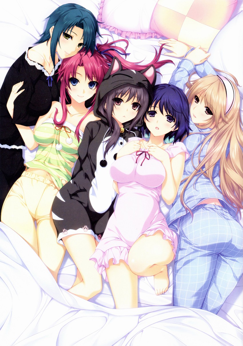 Inubousaki Aya Nanasawa Yuni Tsukioka Misasa Amagase Yuuki And Kurokawa Sera Lovely X