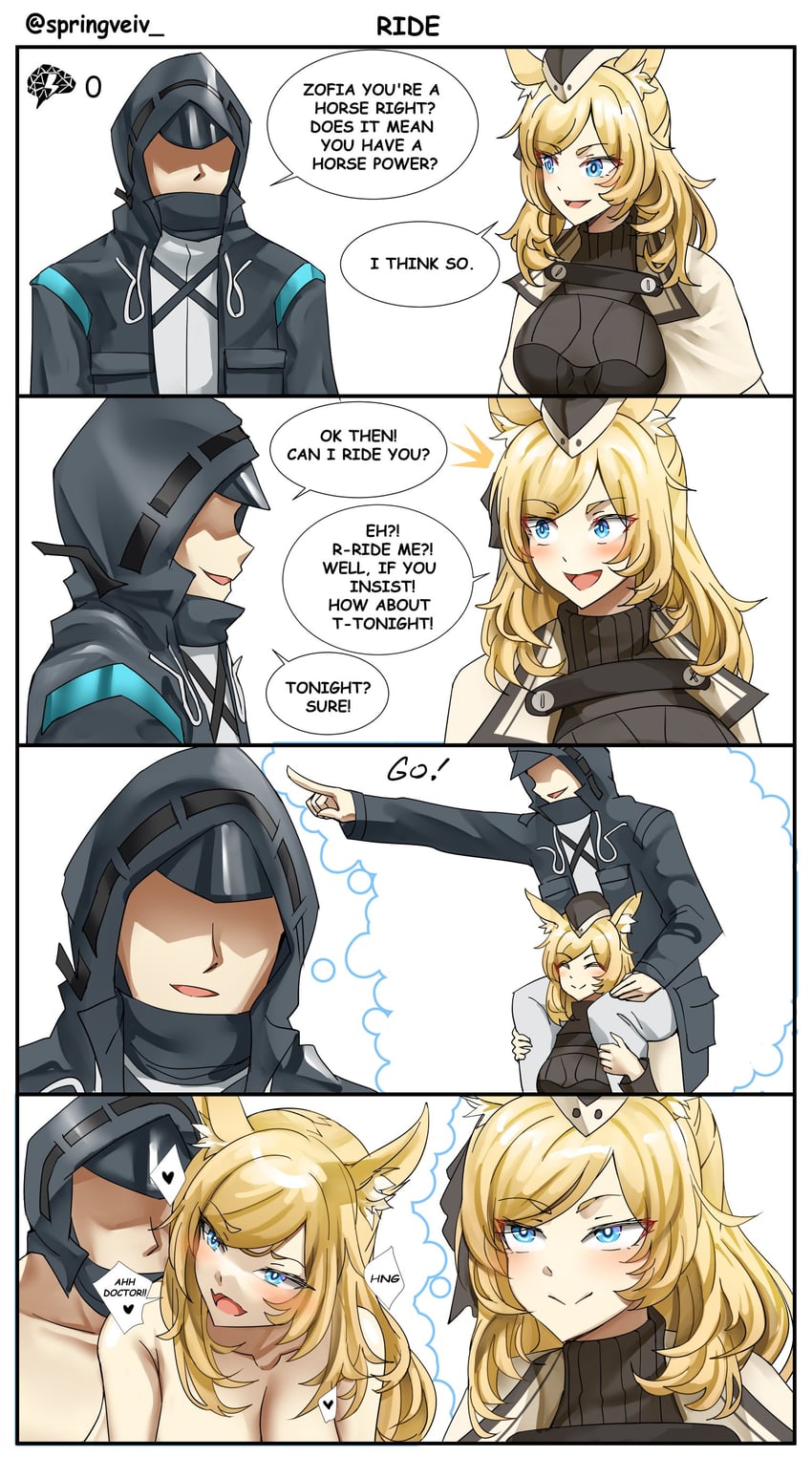 Doctor Whislash And Male Doctor Arknights Drawn By Springveiv