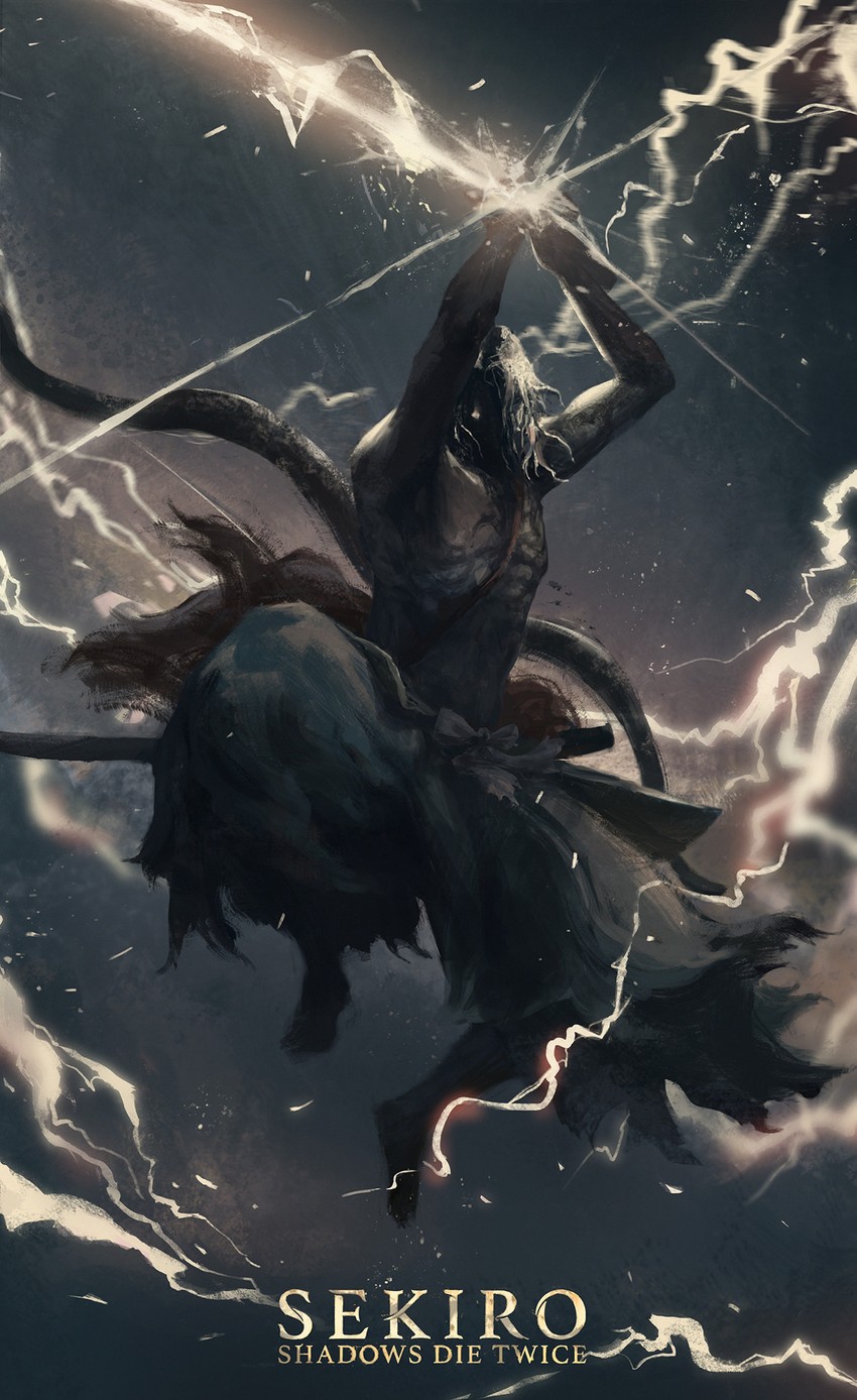 Ashina Genichirou Sekiro Shadows Die Twice Drawn By Zhuoxinye