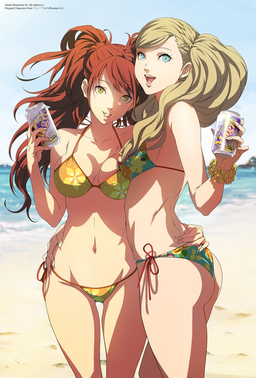 Kujikawa Rise And Takamaki Anne Persona And 2 More Drawn By Ale Ale