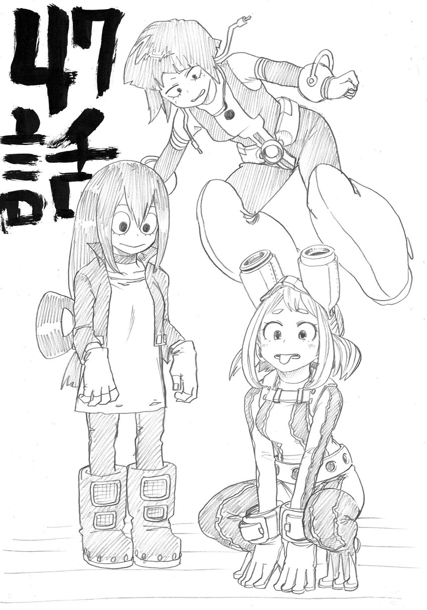 Uraraka Ochako Asui Tsuyu And Jirou Kyouka Boku No Hero Academia Drawn By Horikoshikouhei