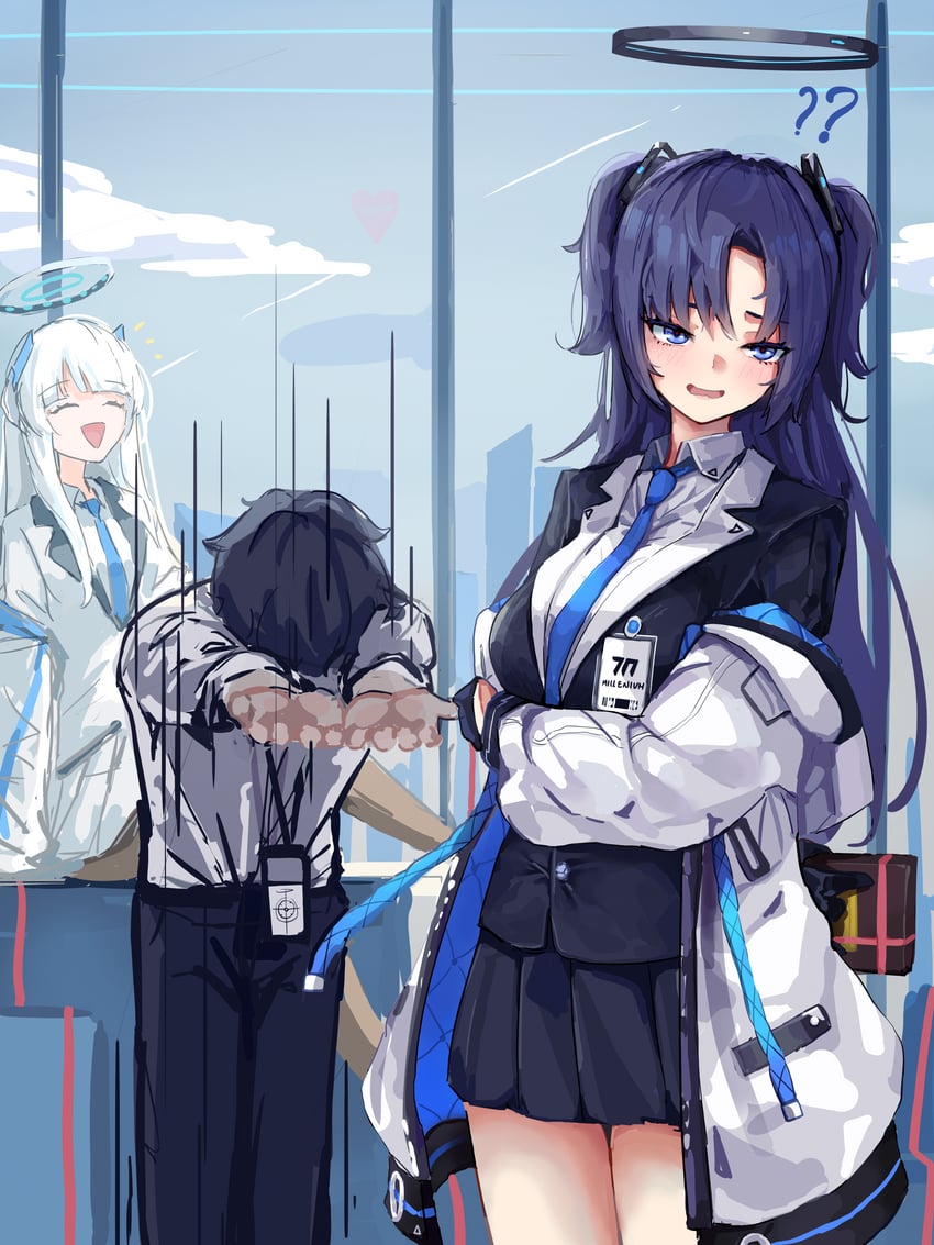 sensei, yuuka, and noa (blue archive) drawn by sstthei | Danbooru sensei, yuuka, and noa (blue archive) drawn by sstthei | Danbooru
