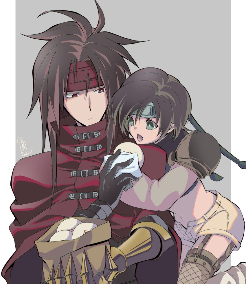 Yuffie Kisaragi And Vincent Valentine Final Fantasy And 1 More Drawn By Nanashiro1813 And