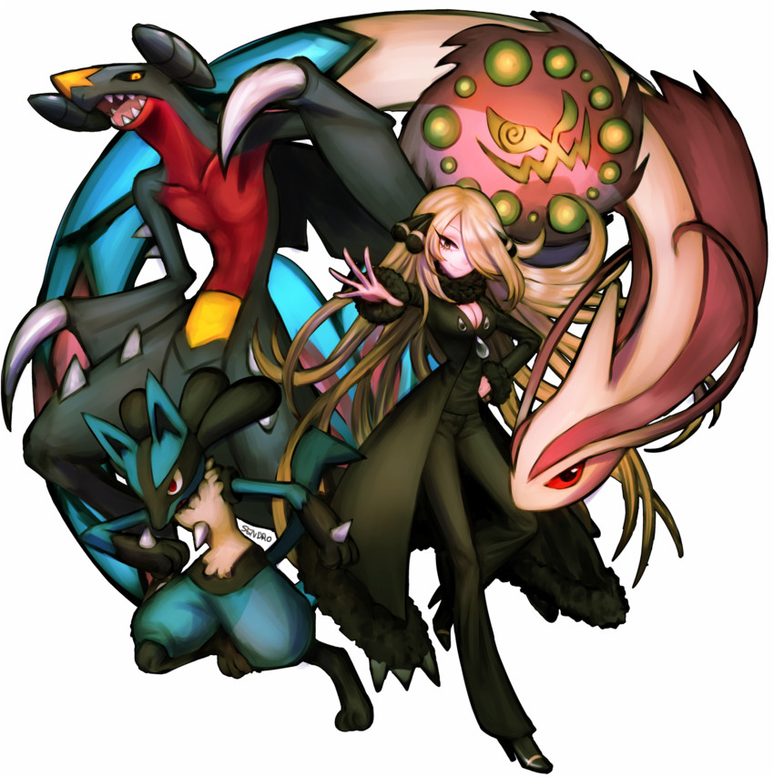 Cynthia Lucario Garchomp Milotic And Spiritomb Pokemon And 2 More
