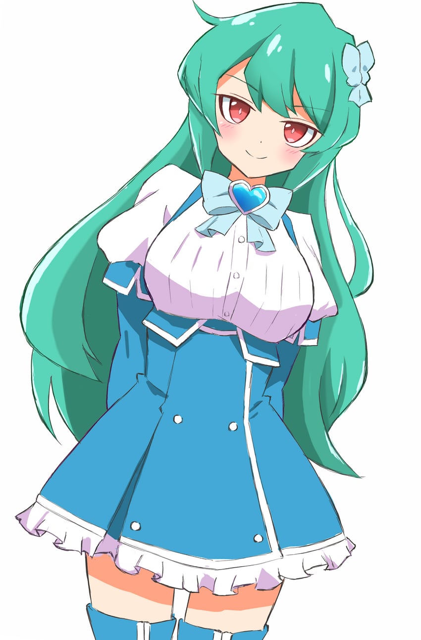 Magia Azul And Minakami Sayo Mahou Shoujo Ni Akogarete Drawn By