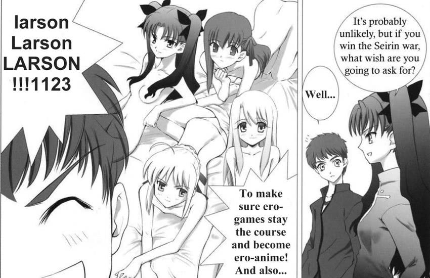 Artoria Pendragon Saber Tohsaka Rin Illyasviel Von Einzbern Matou