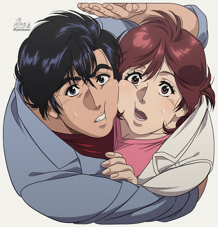 Saeba Ryou And Makimura Kaori City Hunter Drawn By Yuu Masarunomori