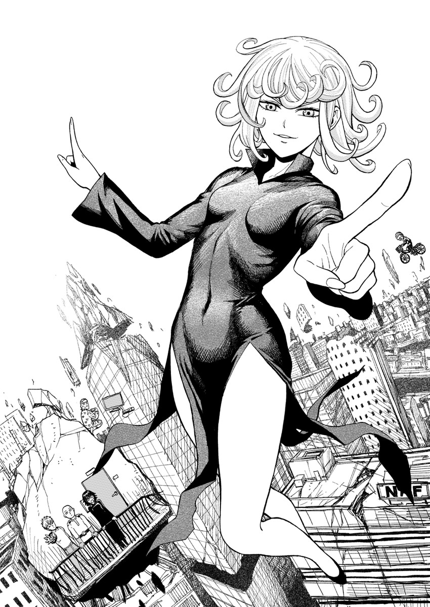 Tatsumaki Fubuki Saitama Genos King And 1 More One Punch Man