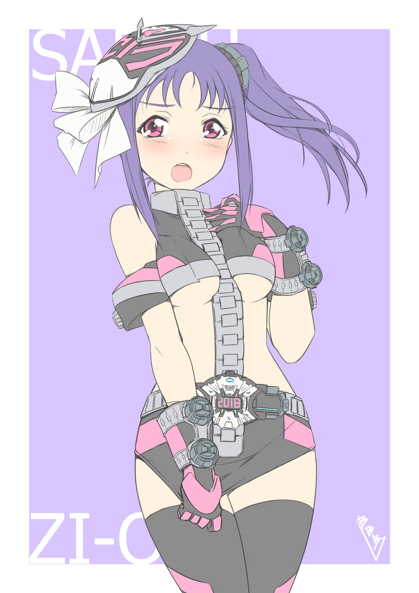 Kazuno Sarah And Kamen Rider Zi O Love Live And 3 More Drawn By