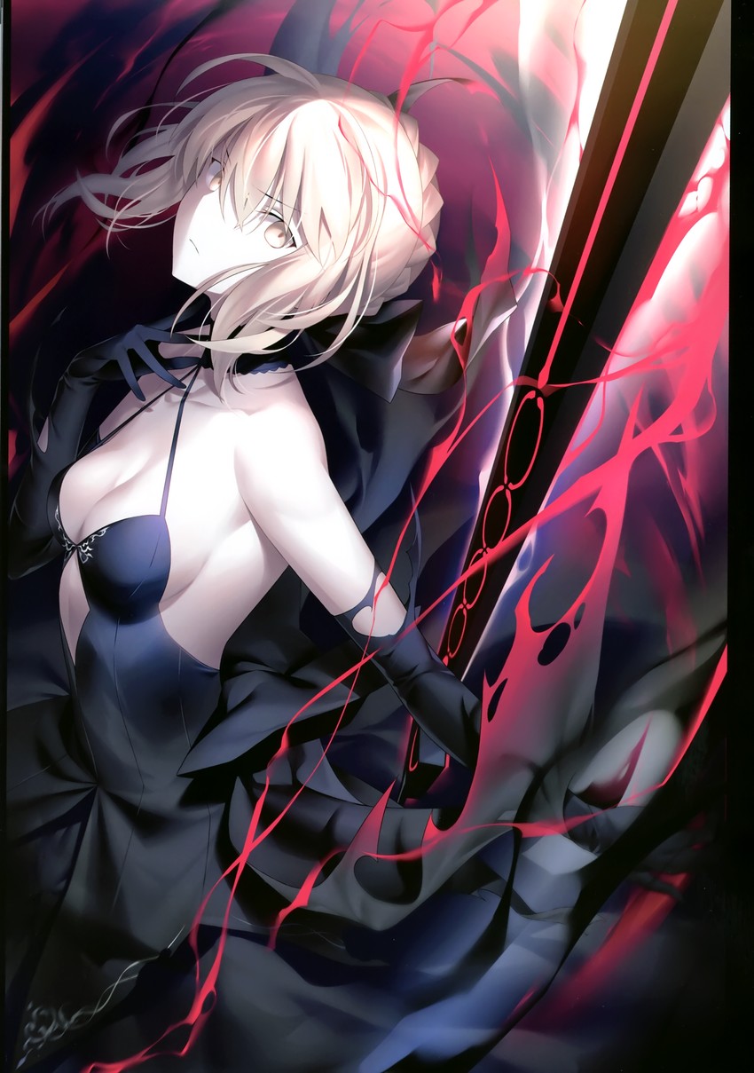 Artoria Pendragon Saber Alter Saber Alter And Saber Alter Fate And 1 More Drawn By Kousaki