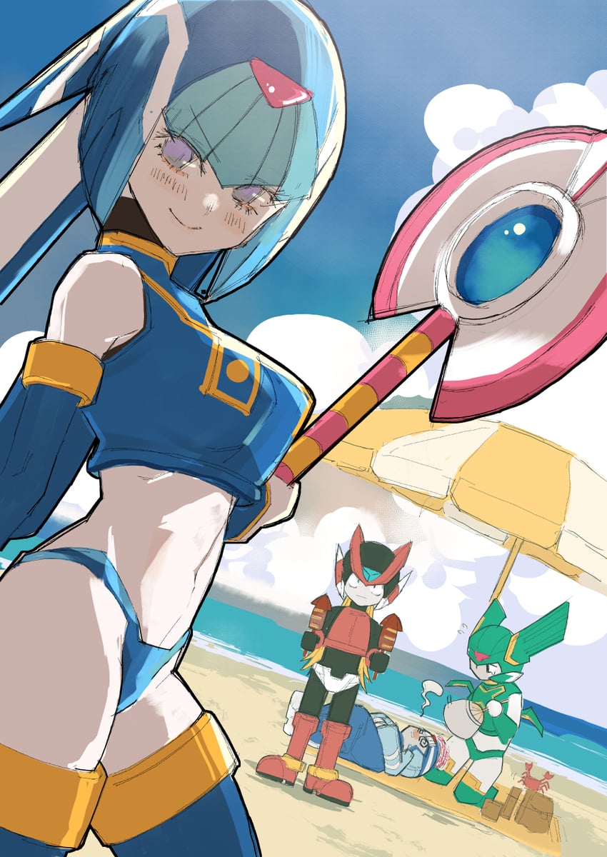 Megaman Zero Leviathan And Ciel