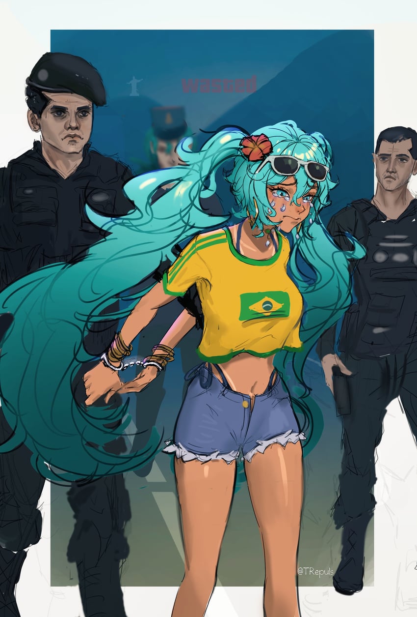 Hatsune Miku Brazilian Miku Jenny And Roberto Nascimento Pokemon And 5 More Drawn By