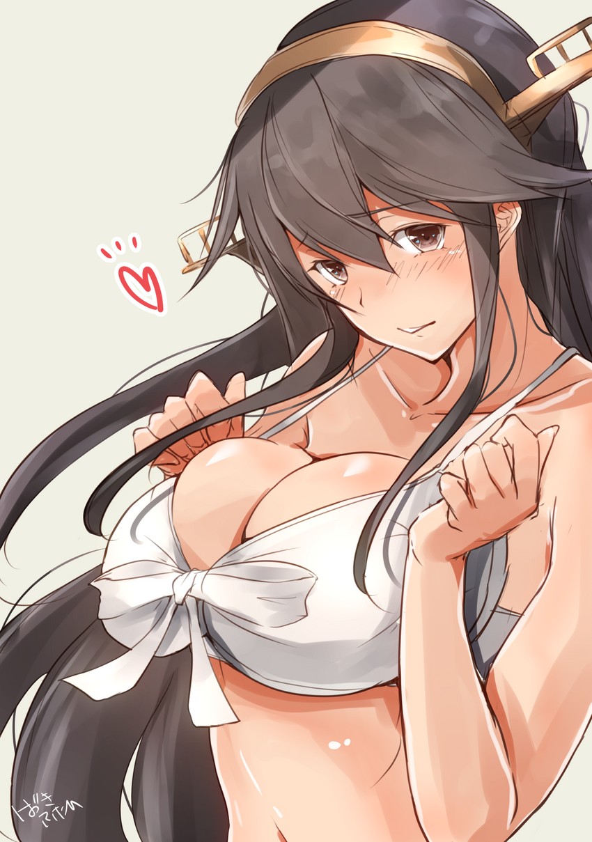 Haruna And Haruna Kai Ni Kantai Collection Drawn By Hazuki Futahi