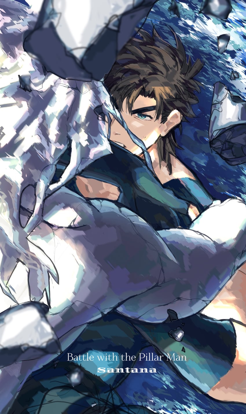 Joseph Joestar Joseph Joestar And Santana Jojo No Kimyou Na Bouken And 1 More Drawn By Musou