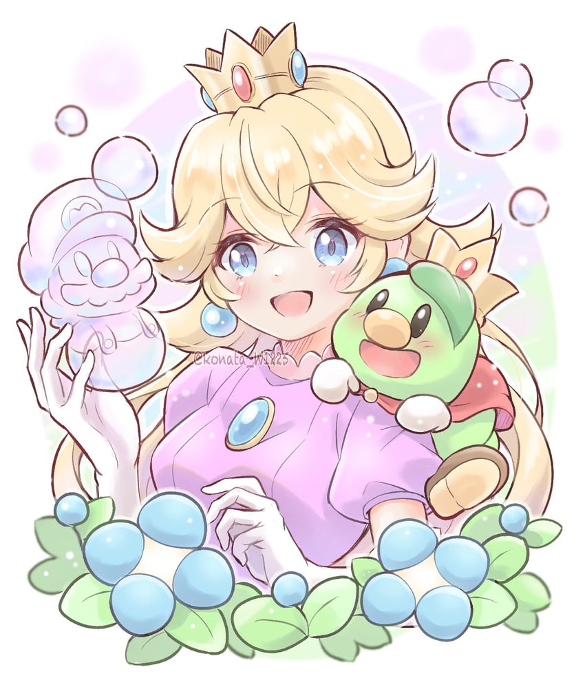 Princess Peach Prince Florian And Bubble Peach Mario And 1 More