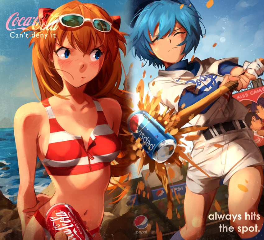 Souryuu Asuka Langley Ayanami Rei Ikari Shinji And Katsuragi Misato Neon Genesis Evangelion