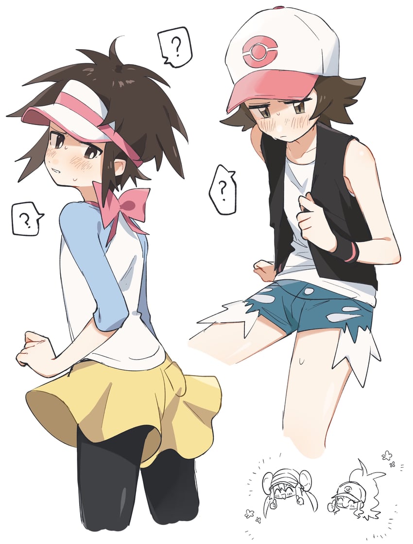 Rosa Hilda Hilbert And Nate Pokemon And 2 More Drawn By Kyuu999