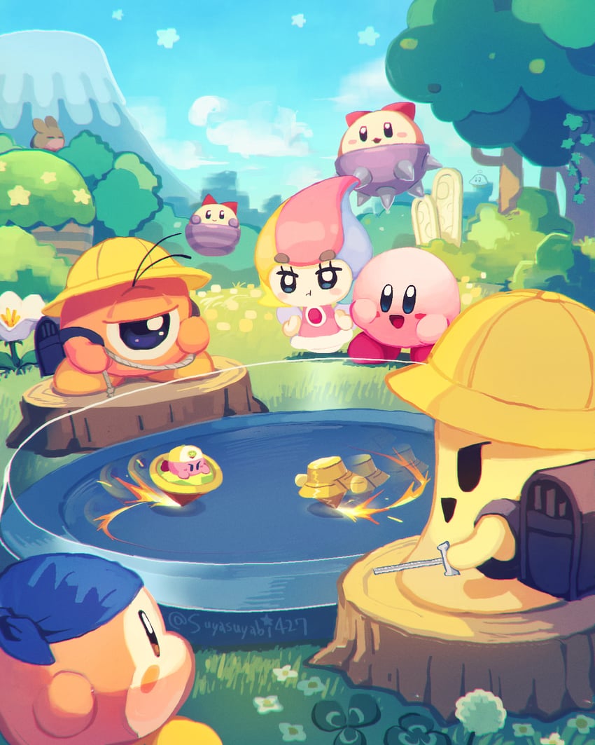 Kirby Bandana Waddle Dee Waddle Doo Polof Cappy And 5 More Kirby And 3 More Drawn By