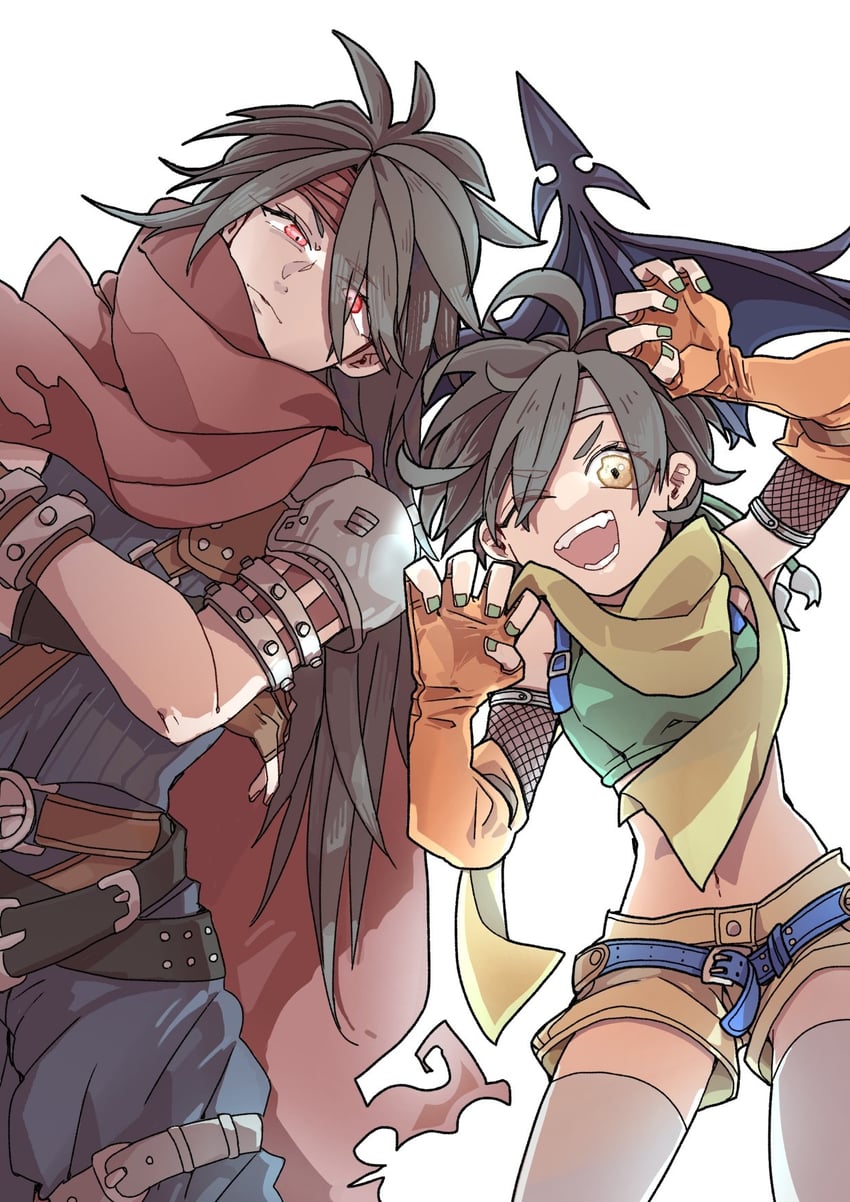 Cloud Strife Yuffie Kisaragi And Vincent Valentine Final Fantasy And 3 More Drawn By
