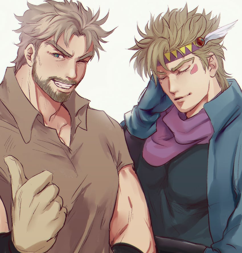 Joseph Joestar Caesar Anthonio Zeppeli And Joseph Joestar Jojo No Kimyou Na Bouken And 2 More