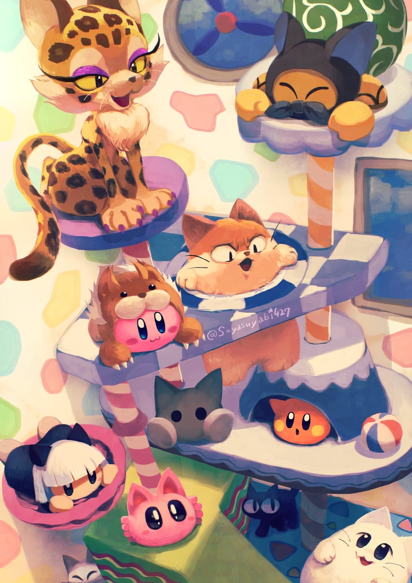Kirby Scarfy Nago N Z Keke And 5 More Kirby And 6 More Drawn By