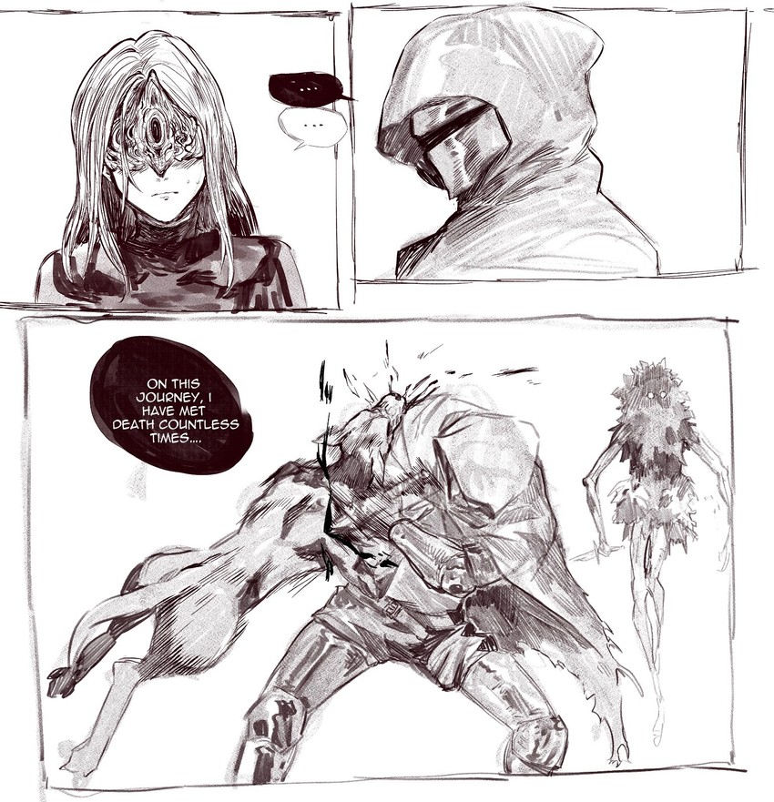 Fire Keeper And Ashen One Dark Souls And 1 More Drawn By