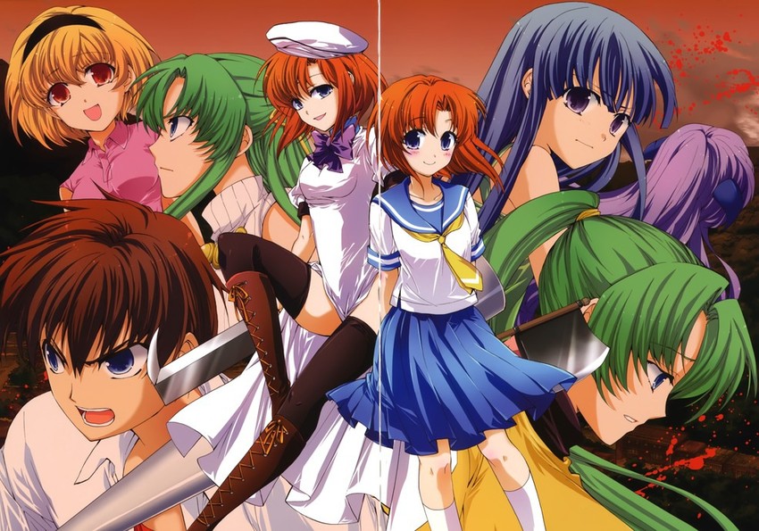 Furude Rika Ryuuguu Rena Houjou Satoko Sonozaki Mion Hanyuu And 2