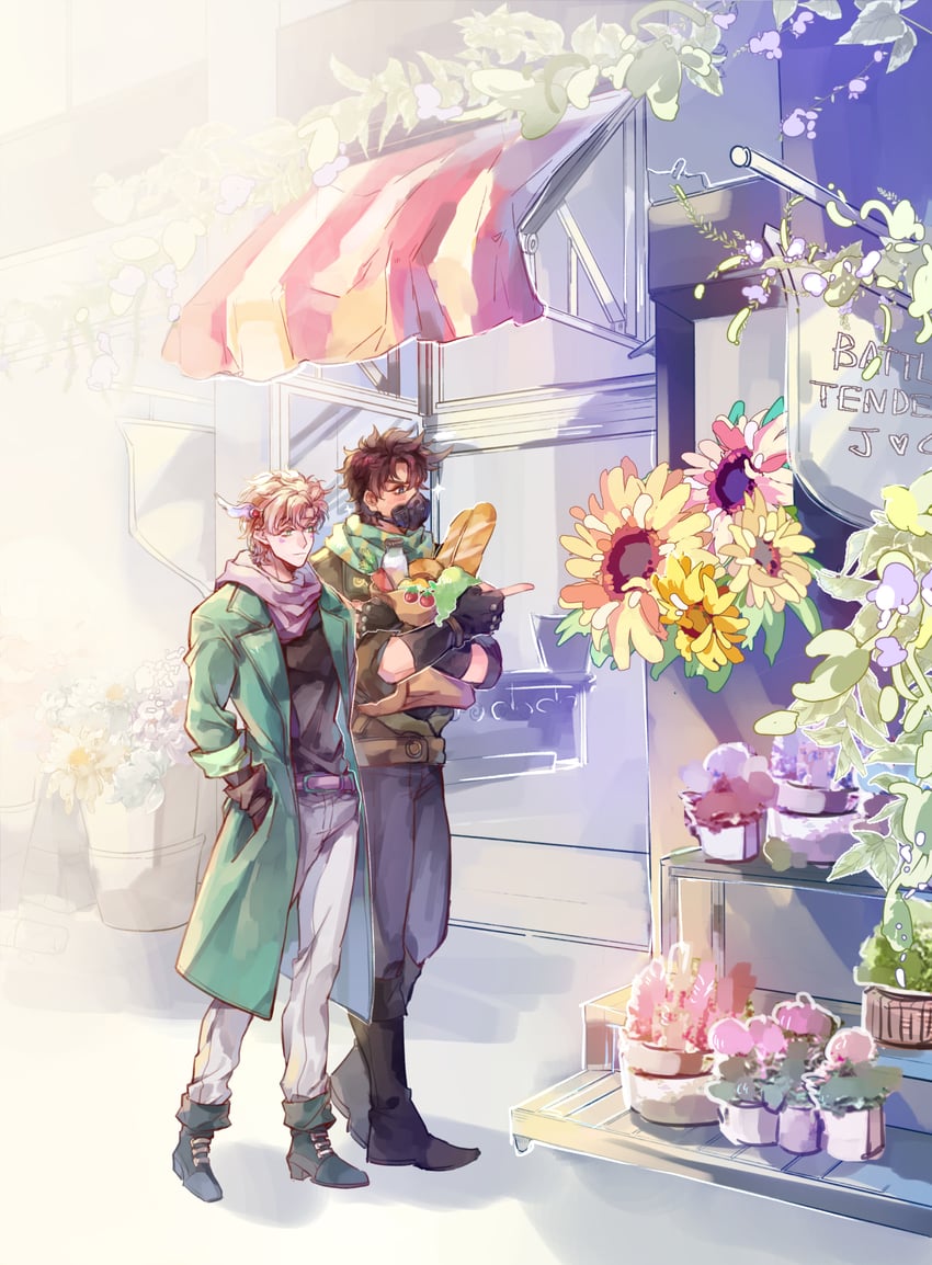 Joseph Joestar Joseph Joestar And Caesar Anthonio Zeppeli Jojo No