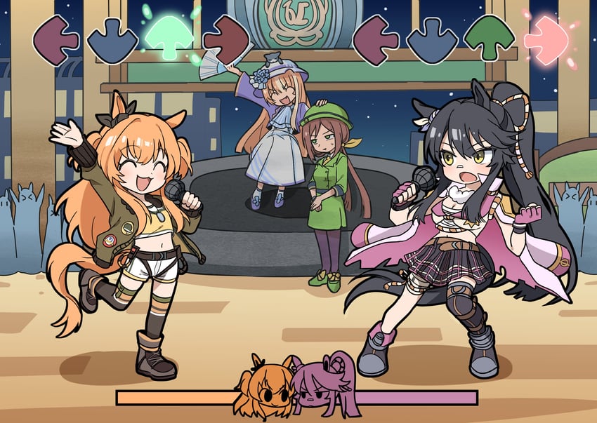 mayano top gun, narita brian, hayakawa tazuna, and akikawa yayoi ...